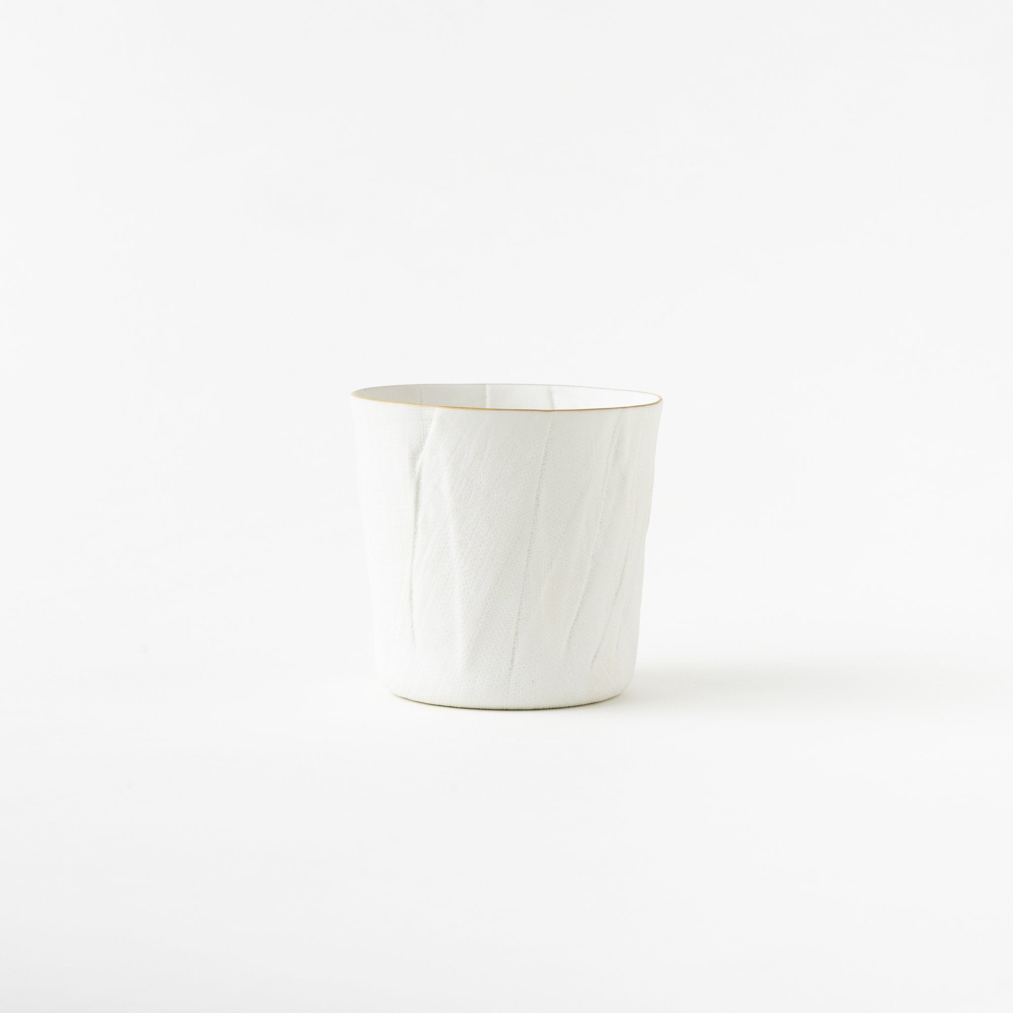 Ceramic Mimic Fabric / Rock Glass (Gold Rim) 有田燒 – HULS GALLERY HONG ...